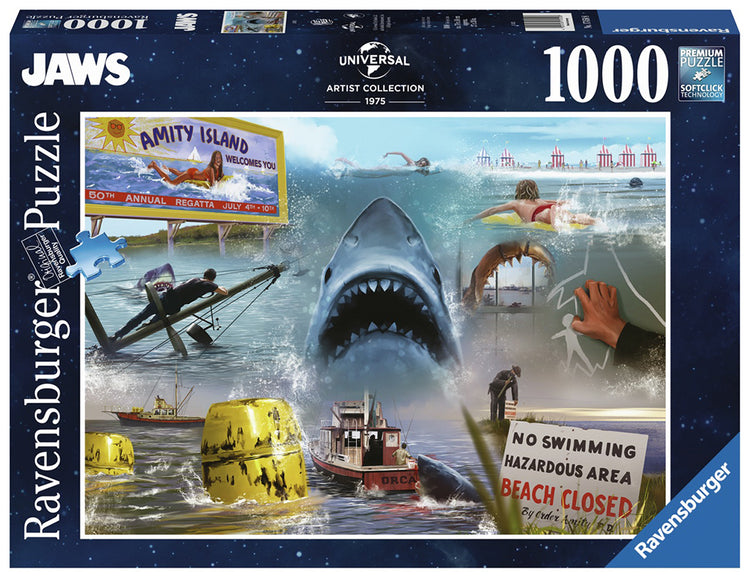 Jaws - 1000 Piece Jigsaw Puzzle | Vice Press