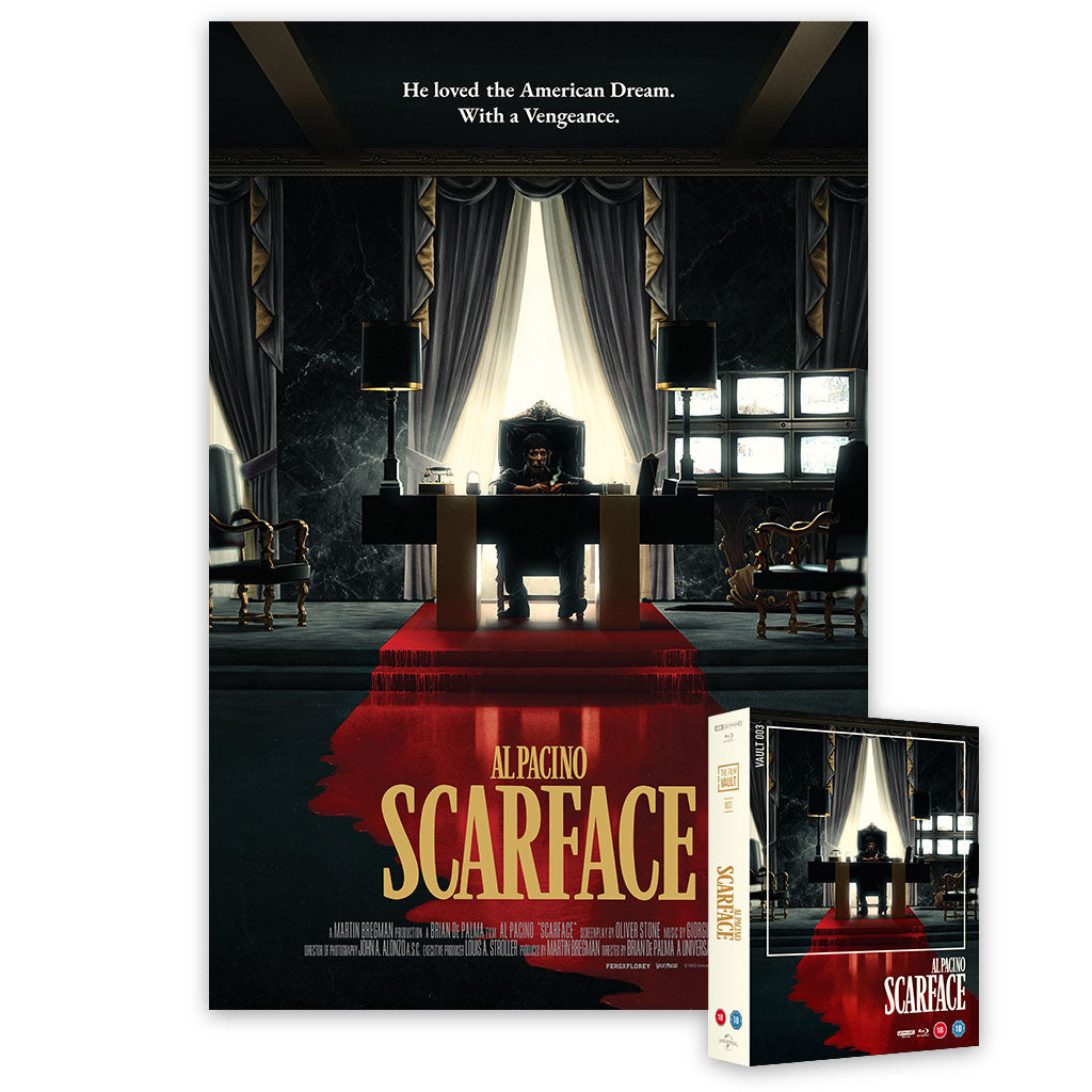 The Film Vault - Scarface 4K UHD & Exclusive Poster | Vice Press