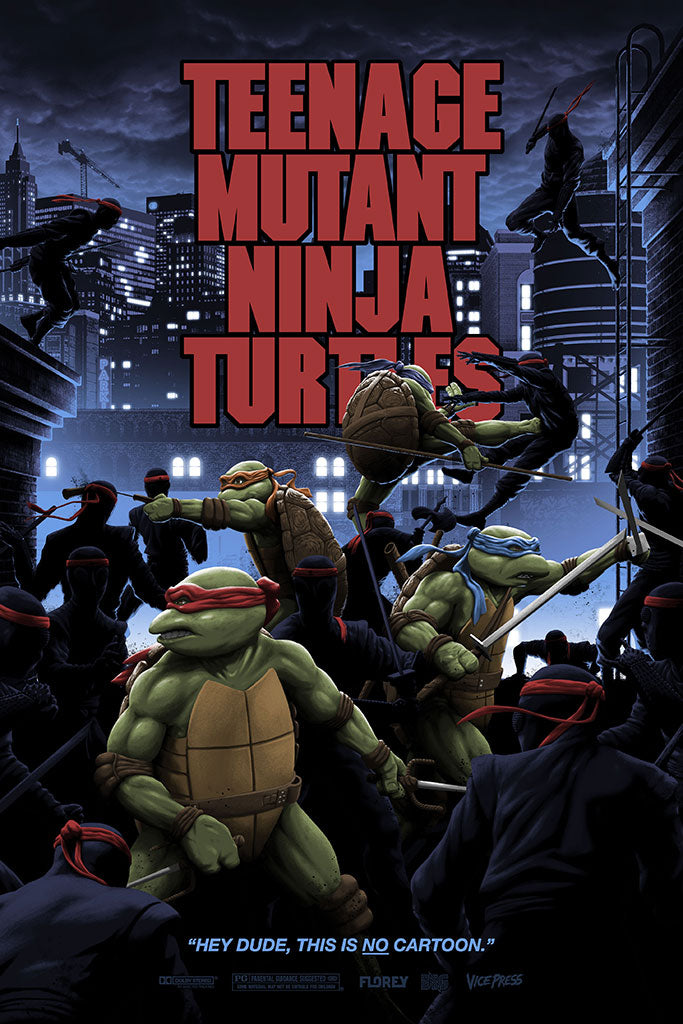 Teenage Mutant Ninja Turtles Limited Edition Variant Print by Florey ...
